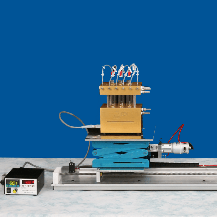 Motorized Lab Jack - Robot Spotlight | J-Kem Scientific: (314) 863-5536