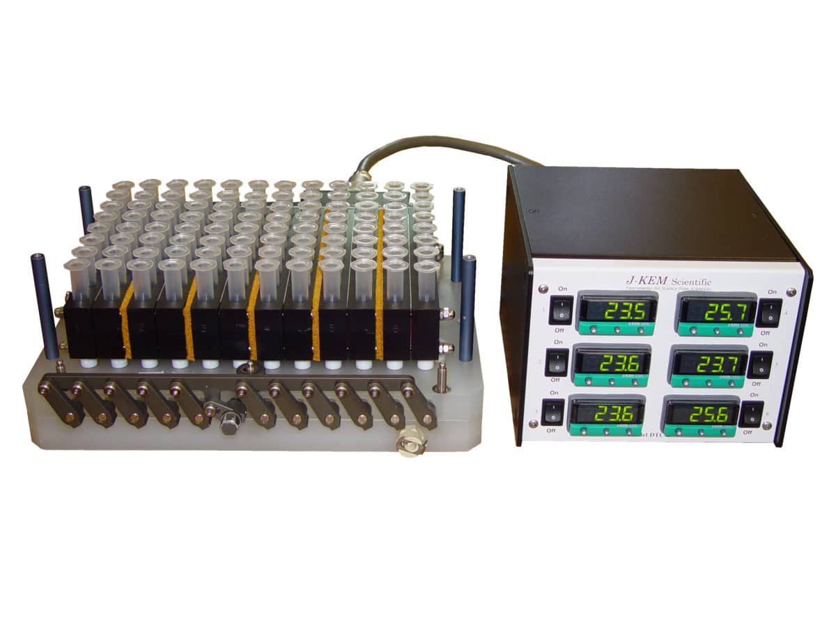 Six-temperature zone block for SPS synthesis | J-KEM